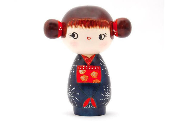Gokigen T-4-L - Cute Kokeshi Girl – Kokeshi Designs